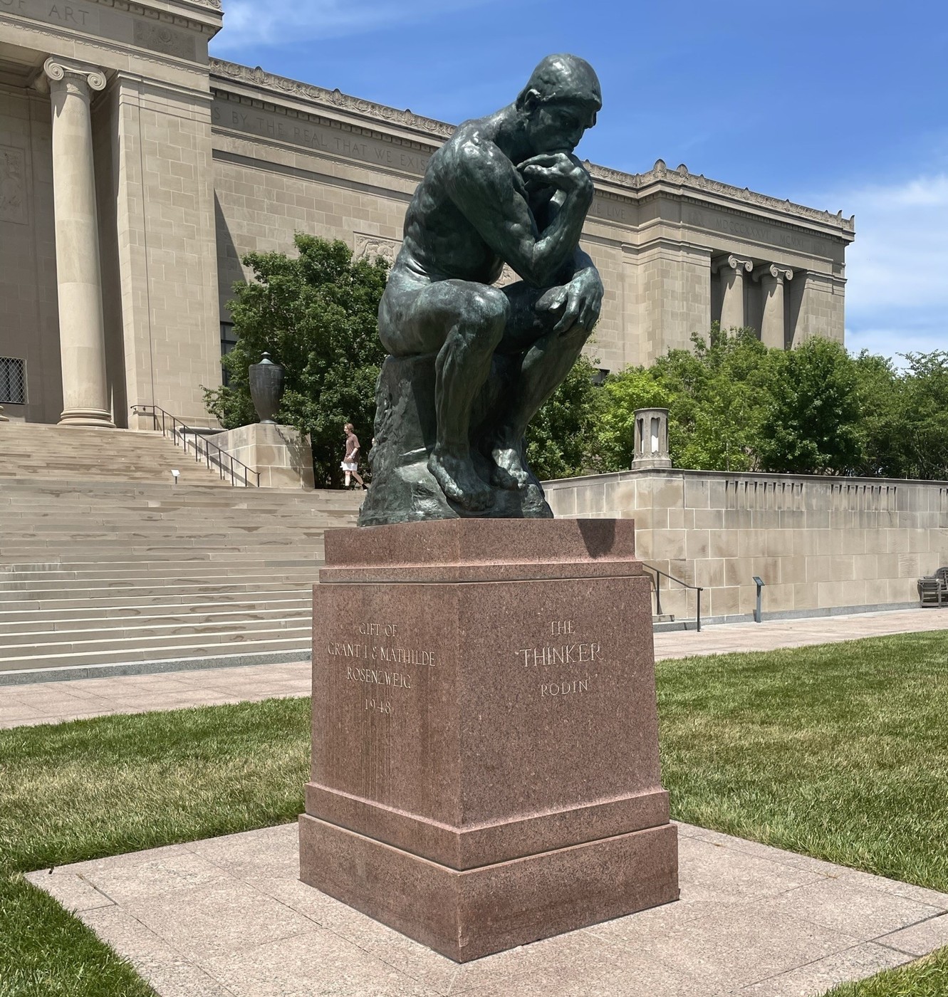 Rodin's Thinker (Kansas City) - Clio