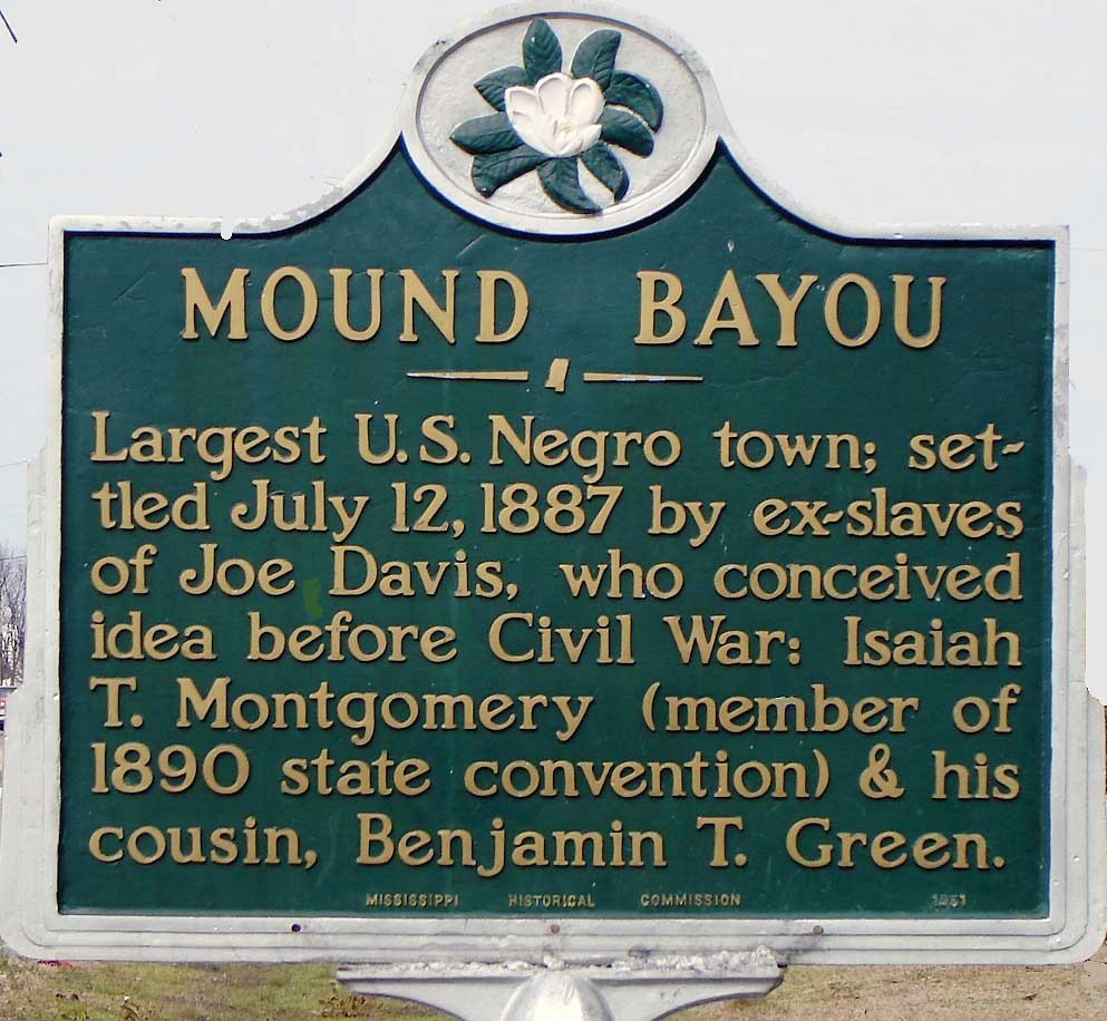 Mound Bayou Historical Marker - Clio