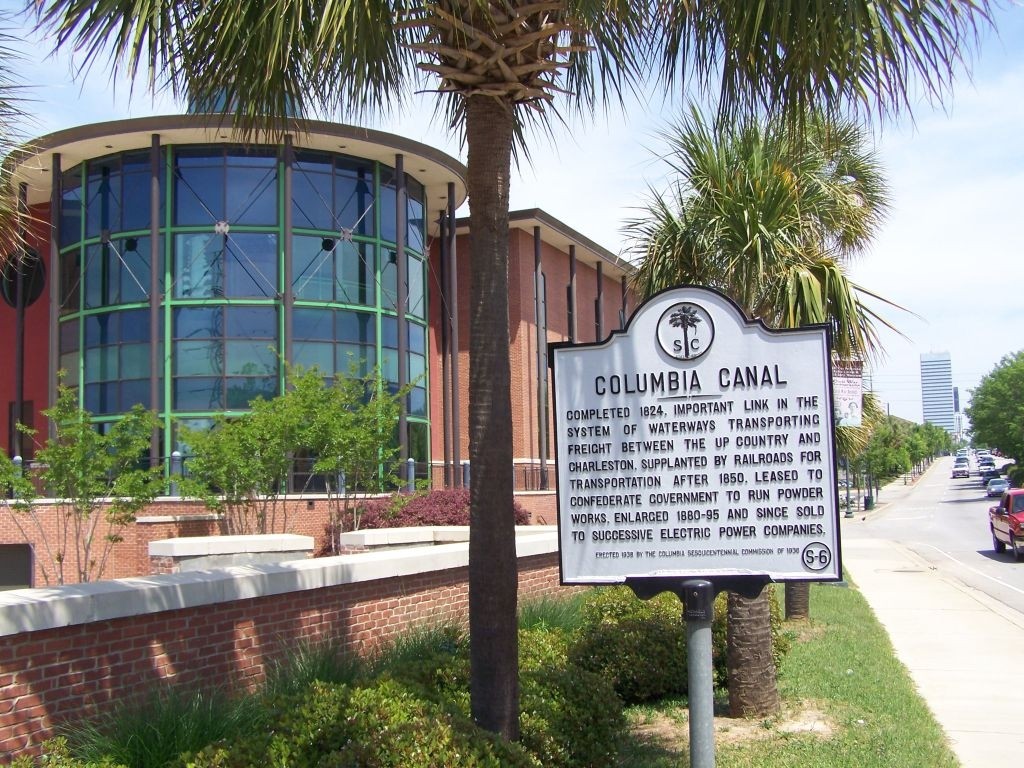 Columbia Canal Historical Marker - Clio