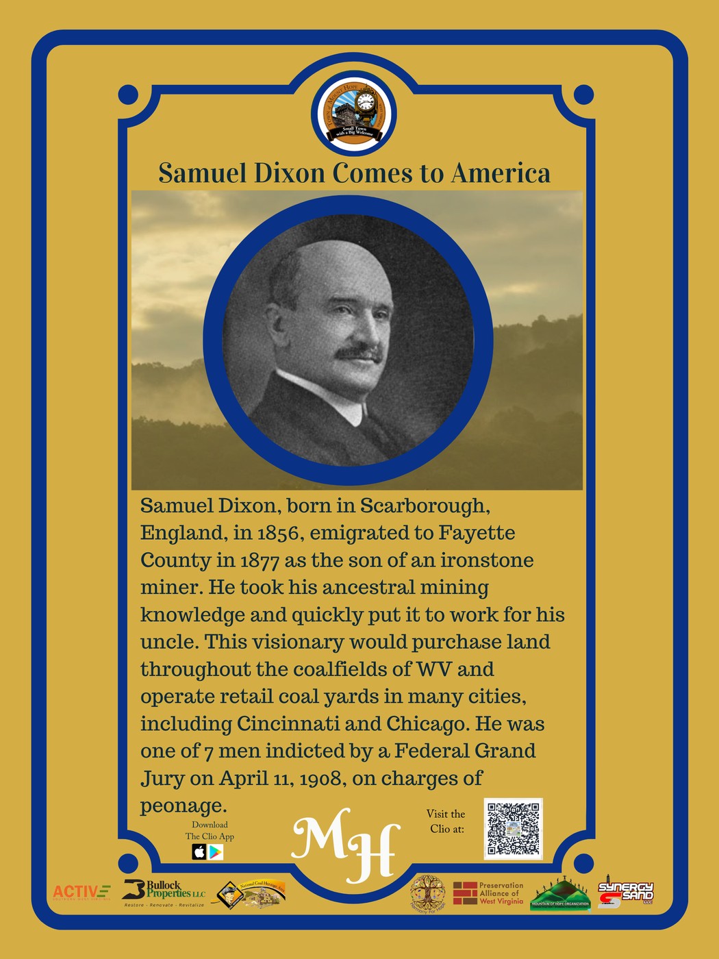 Samuel Dixon Comes to America - Clio