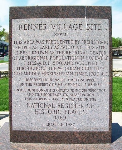 Renner Village Site (Renner Brenner Park) - Clio