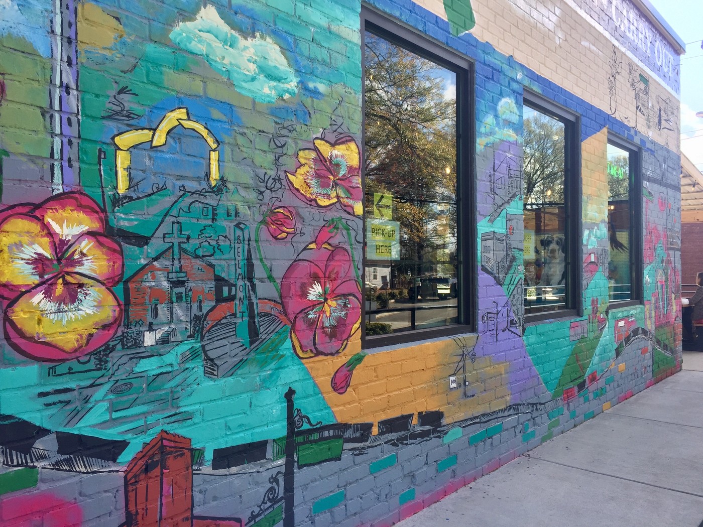 Sweet Lew's Barbeque mural - Clio