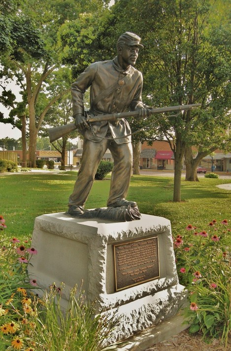 1st Kansas Colored Volunteer Infantry Monument - Clio