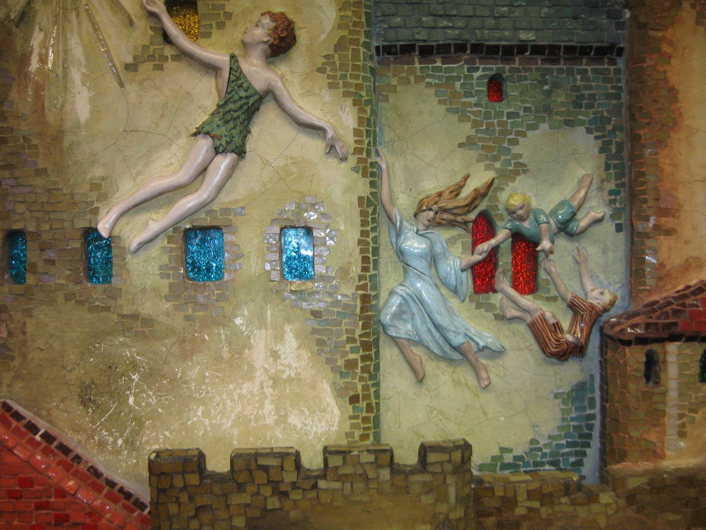 Storybook Castle Mural at Morgantown Public Library - Clio