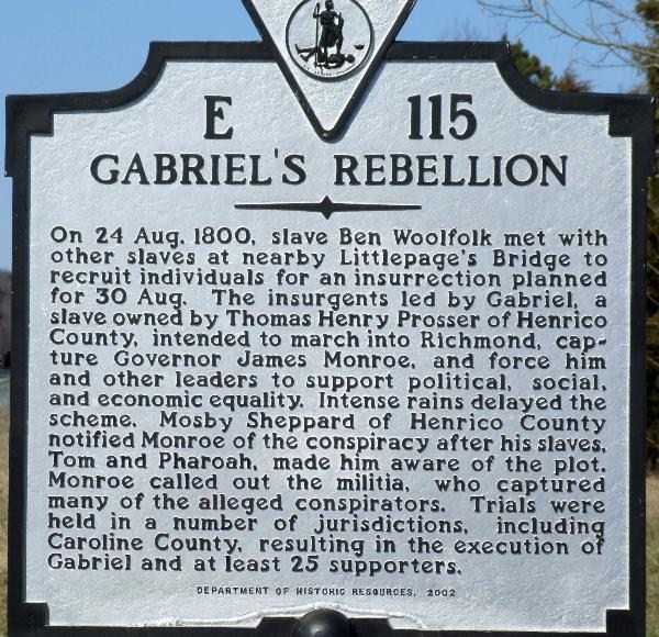 Gabriel's Rebellion Marker - Clio