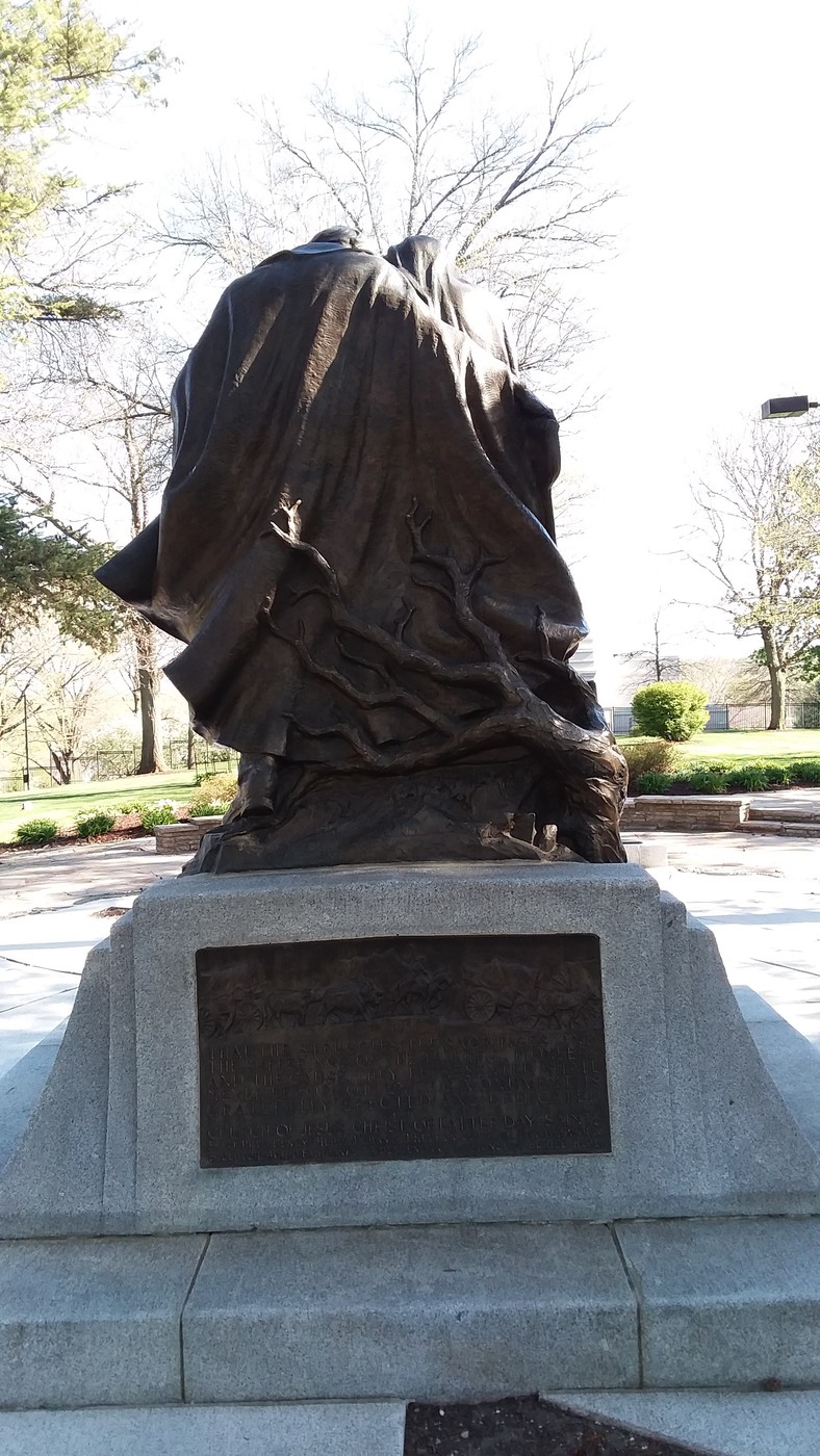 Mormon Pioneer Cemetery Monument, “Tragedy of Winter Quarters” - Clio