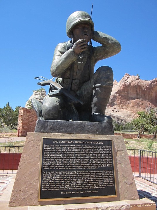 Navajo Code Talkers Memorial - Clio