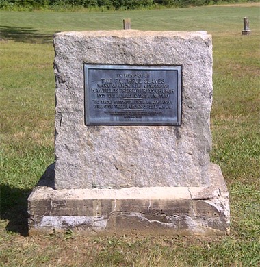 1922 Bronze Monument to "Faithful Slaves" at Hawfields Presbyterian ...