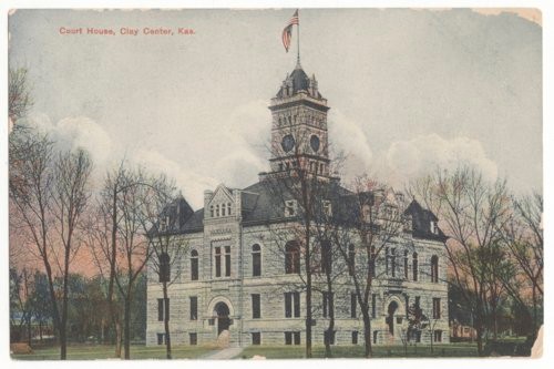 Clay County, Kansas Courthouse - Clio