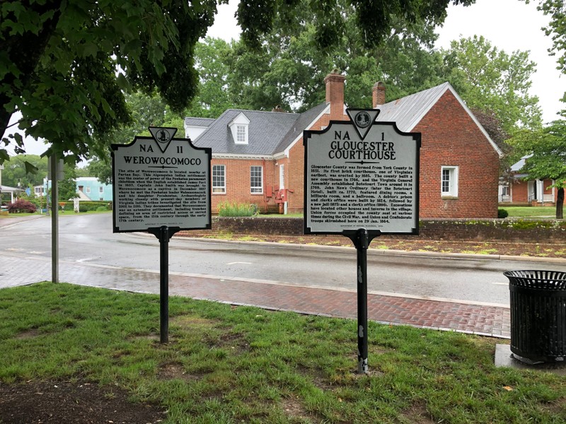 Werowocomoco: Virginia State Marker NA-11 - Clio