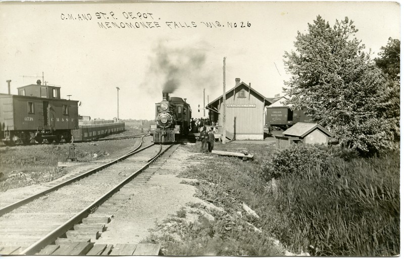 The Milwaukee, Menomonee Falls and Western Railway Depot - Clio