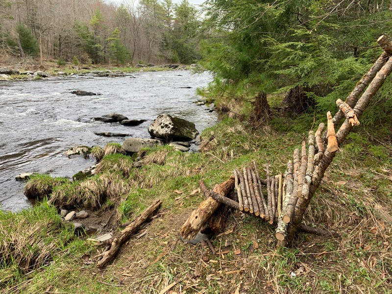 Historic Hackledam in the Neversink River Gorge - Clio