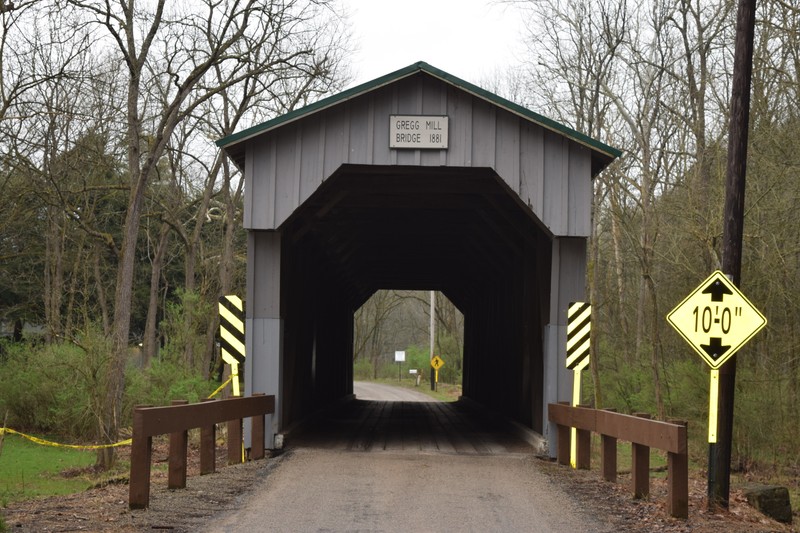 Gregg Mill Covered Bridge - Clio