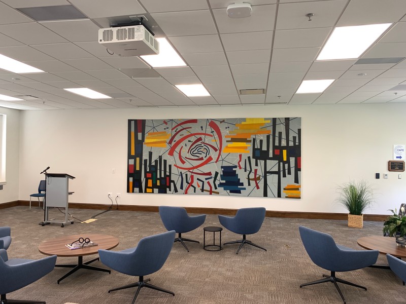 Newcomb Hall and Rotella Mural - Clio