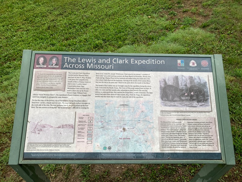 Santa Fe Trail Marker; Old Franklin - Clio
