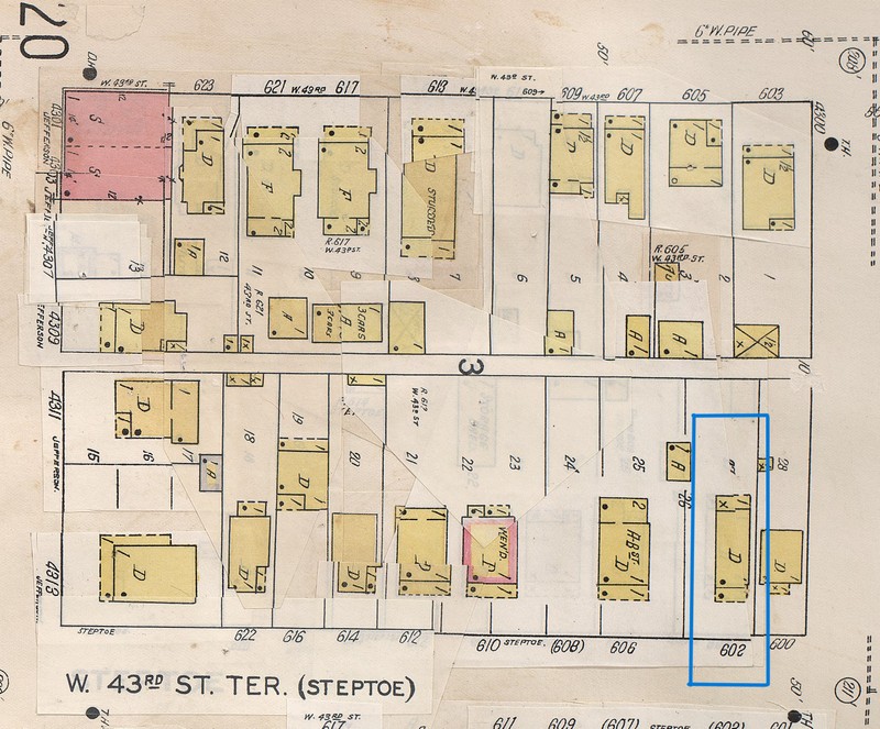 602 W 43rd Street Terrace (Steptoe) - Clio
