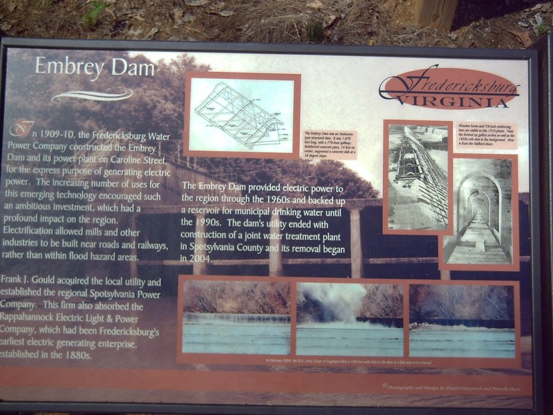 Embrey Dam (1910-2004) Historical Marker - Clio