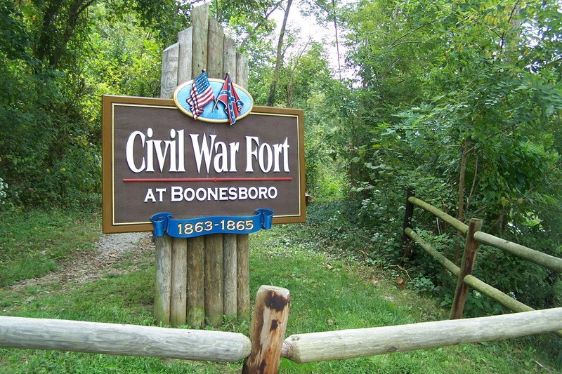 Remains of Civil War Fort at Boonesboro - Clio