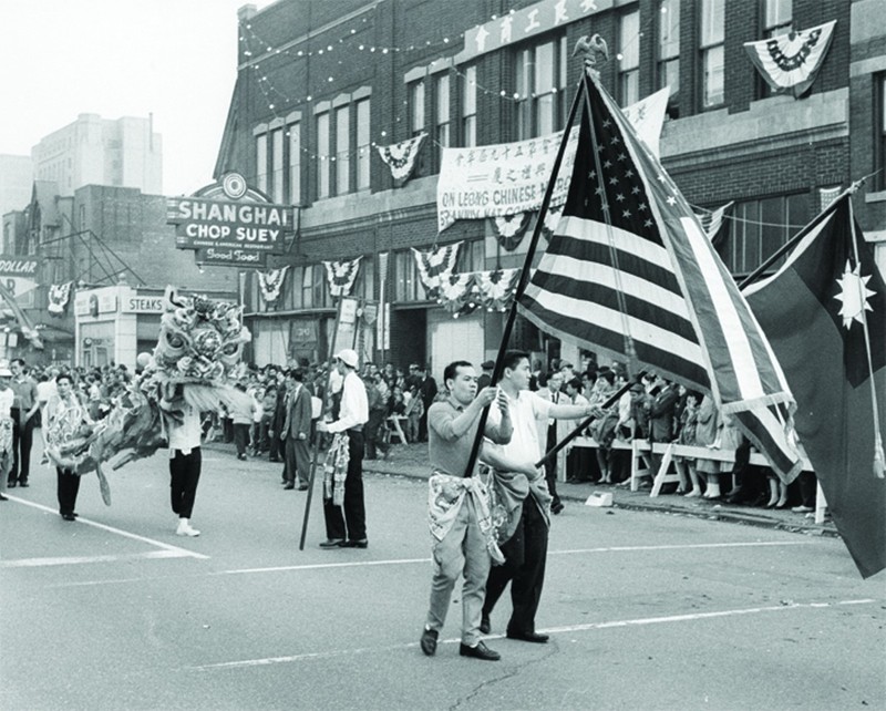 Historical Location of Detroit Chinatown Building - Clio