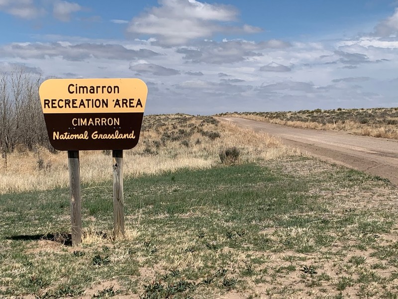 Cimarron National Grassland Map Cimarron National Grassland By Emily
