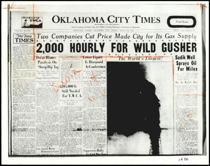 Mary Sudik Oil Gusher - Clio