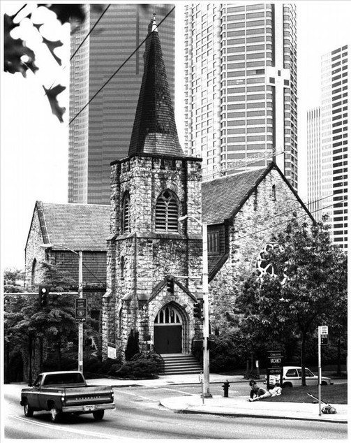 Trinity Parish Church and Historical Marker - Clio