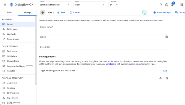 Google AI 聊天機器人開發平台 Dialogflow 介紹 - Cloud Ace 技術部落格
