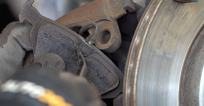 How to change rear brake pads on BMW E46 convertible – replacement ...