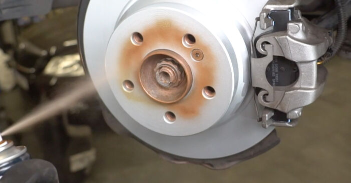 How to change rear suspension lower trailing arm on Mercedes W211 ...