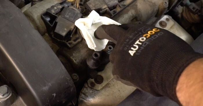 How to change spark plugs on VW Jetta IV (162, 163, AV3, AV2 ...