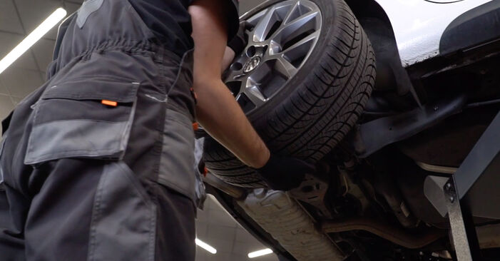 How to change rear suspension lower trailing arm on VW Beetle Hatchback ...