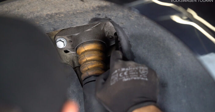 How to change rear shock absorbers on VW Jetta Mk5 (1K) – replacement ...