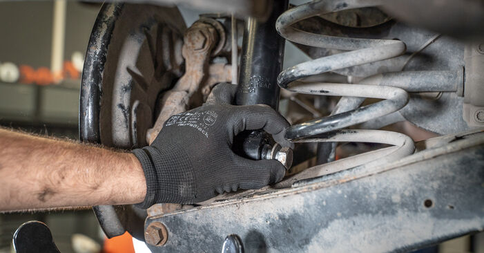 How to change rear shock absorbers on VW Jetta Mk5 (1K) – replacement ...