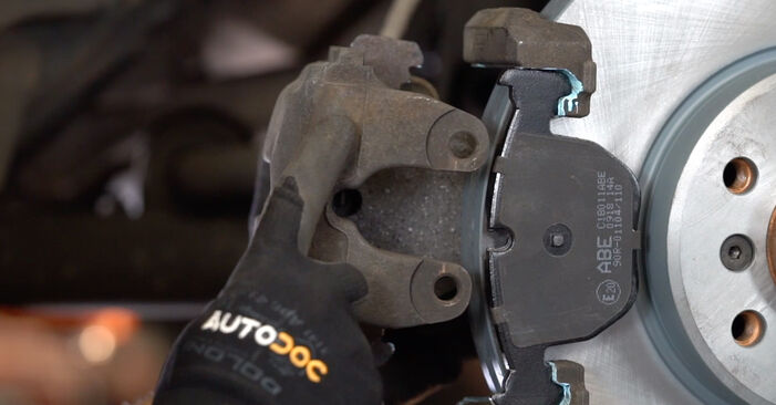 How to change front brake pads on BMW 5 Touring (E39) – replacement ...