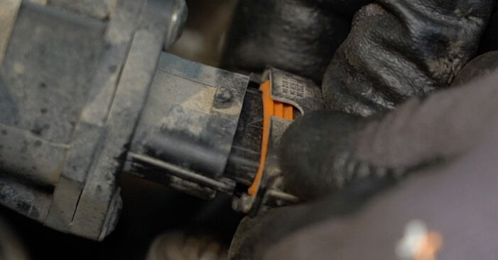 How to change mass air flow sensor on OPEL Astra G Van (F70 ...