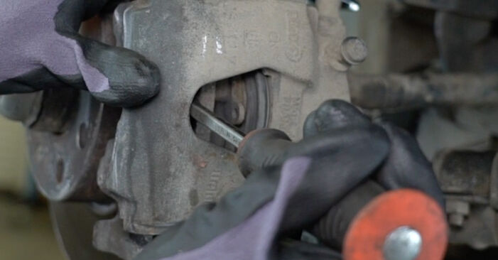 How to change front brake pads on OPEL Corsa B Van (S93) – replacement ...