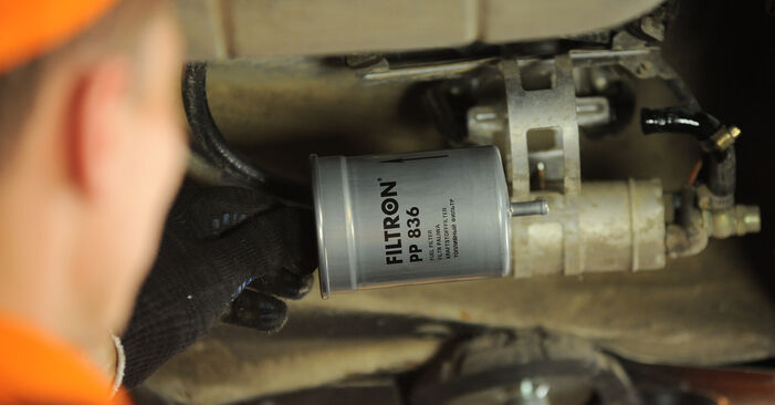 How to change fuel filter on MERCEDES-BENZ SL Convertible (R230 ...