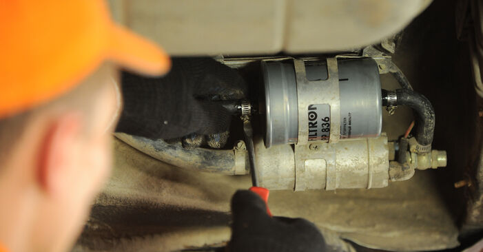 How to change fuel filter on MERCEDES-BENZ SL Convertible (R230 ...