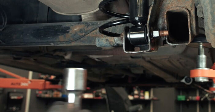 How to change rear coil springs on FORD Fiesta Mk5 Van – replacement guide
