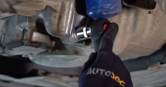 How to change engine oil and filter on HONDA Stream II – replacement ...