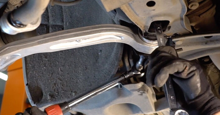 How to change front lower arm on AUDI A6 Avant (4F5, C6) – replacement ...