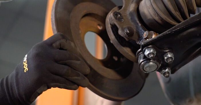 How to change front brake discs on CITROËN C3 Pluriel (HB ...