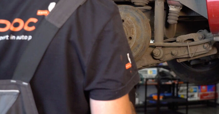 How to change rear shock absorbers on CITROËN C2 Hatchback (JM ...