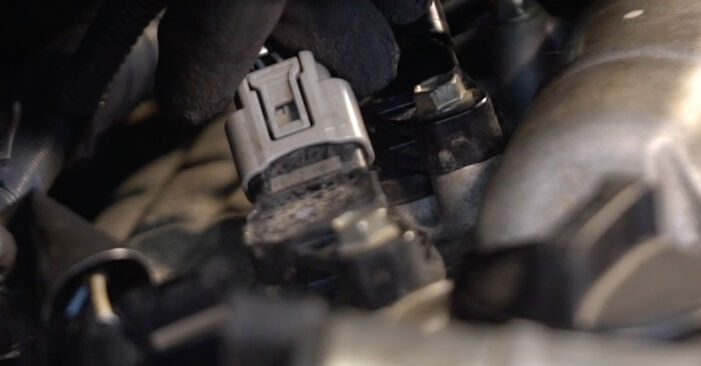 How to change spark plugs on TOYOTA PRIUS PLUS (ZVW4_) – replacement ...