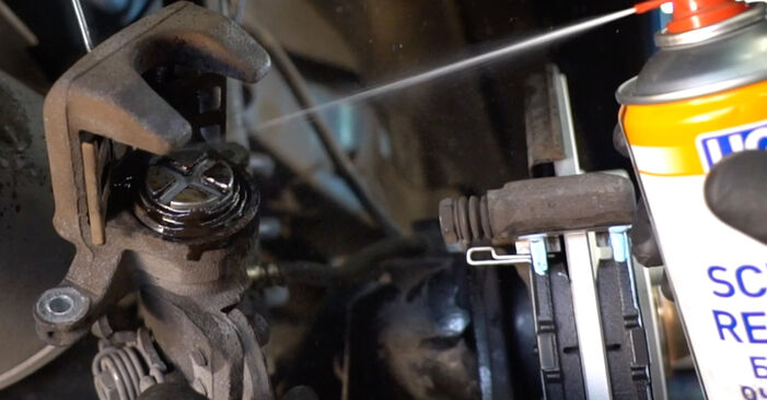 How to change rear brake pads on HONDA ACCORD V (CC, CD) – replacement ...