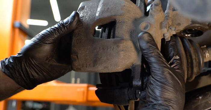 How to change front brake discs on VW POLO VIVO Hatchback – replacement ...