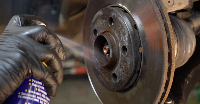 How to change front brake discs on VW POLO VIVO Hatchback – replacement ...