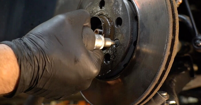 How to change front brake discs on VW POLO VIVO Hatchback – replacement ...