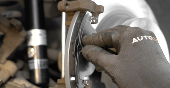 How to change rear brake pad wear sensor on MERCEDES-BENZ S-Class ...