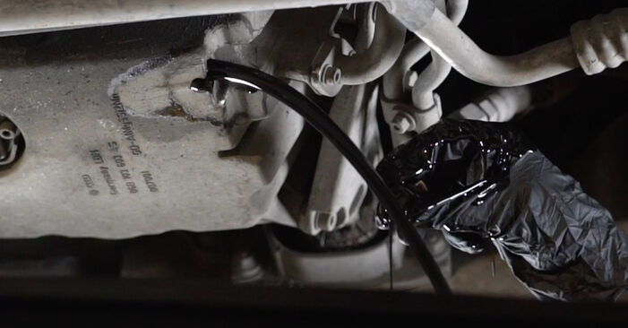 How to change engine oil and filter on AUDI A3 Sportback (8VA, 8VF ...